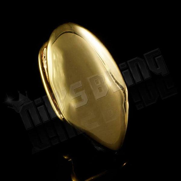 Gold Single Tooth Fang Grill Cap – Niv's Bling