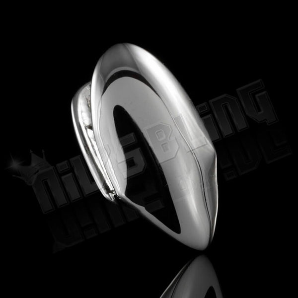Silver Single Tooth Fang Grill Cap – Niv's Bling