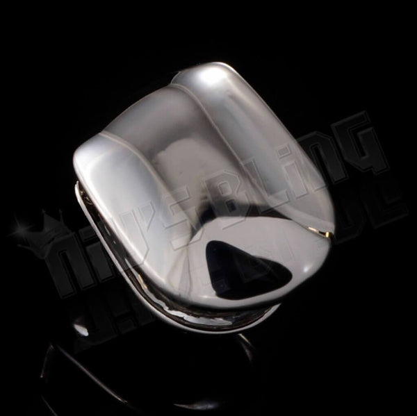 Silver Single Top Tooth Grill Cap – Niv's Bling